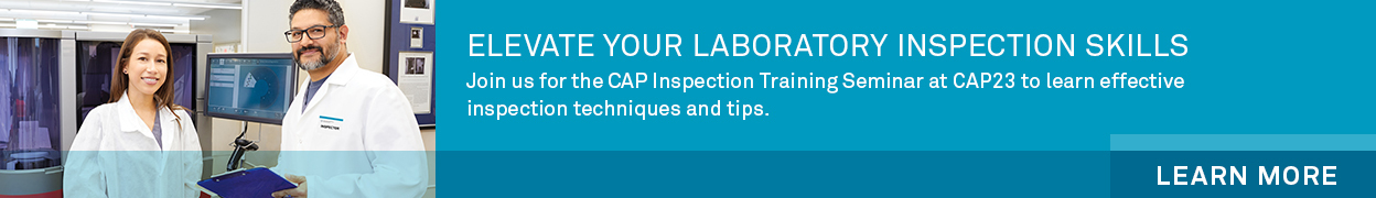 Inspection Tools and Training | College of American Pathologists