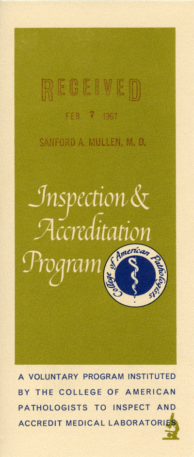 Establishment of CAP Laboratory… | College of American Pathologists